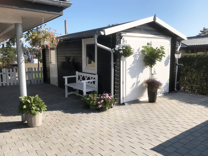 Bil garage 300 på 16,5m2 | Komplet bil garage til billige priser