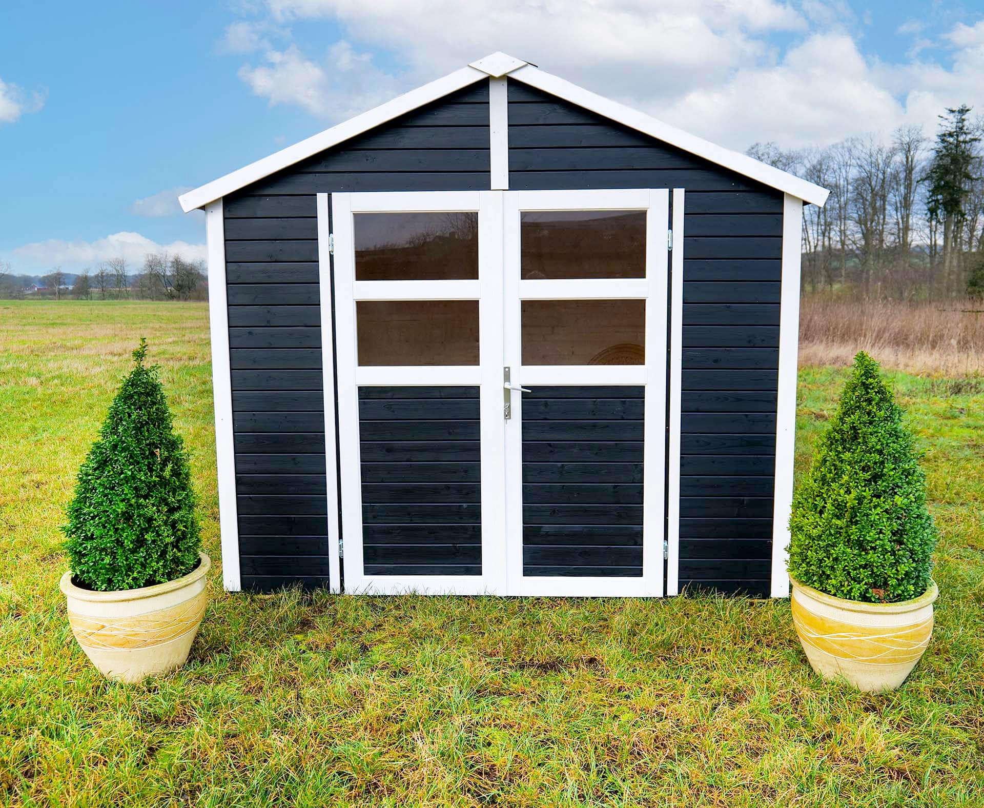 Stormester skur fra TV2 | Moderne haveskur i træ til under 6.999,-