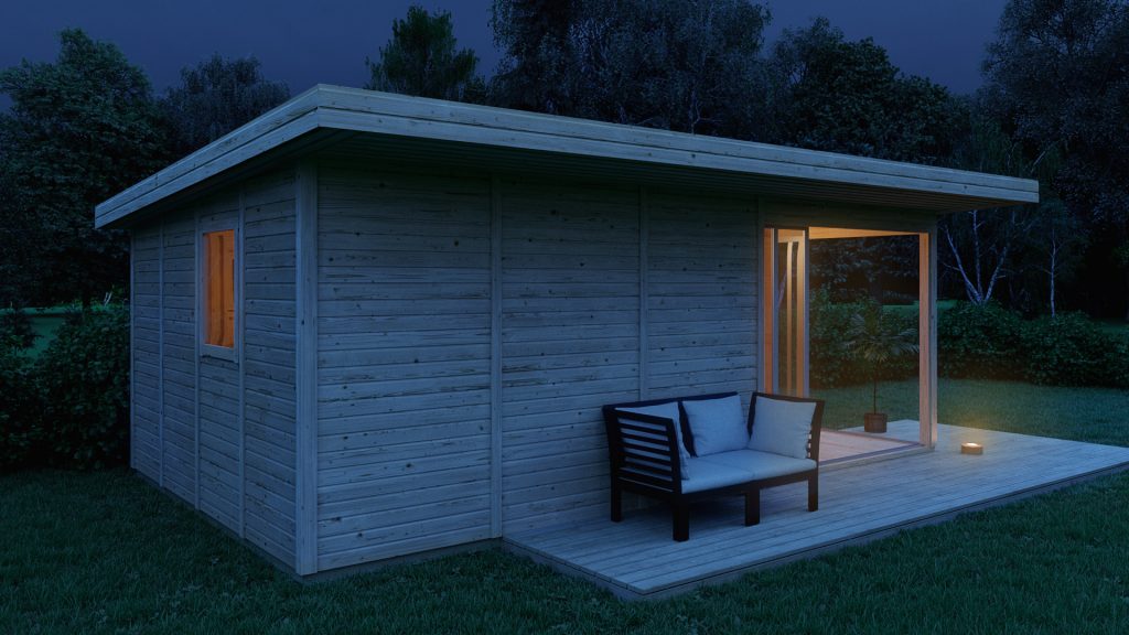 Hus til haven: 13 m2 Airi moderne havehus fra Sølund Huse