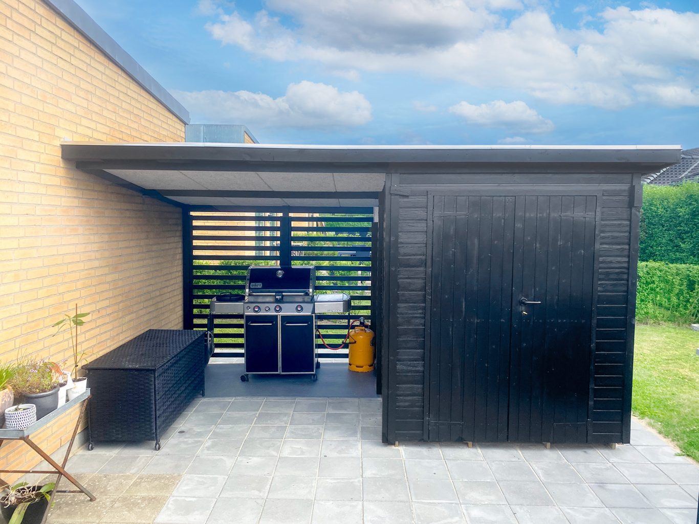 9,6 M² SKUR - KASPER | prisbilligt skur i træ